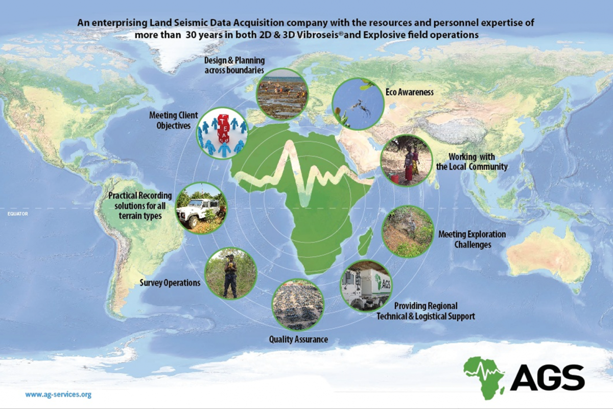 AGS - Geophysical Services & Land Seismic Operations Worldwide.